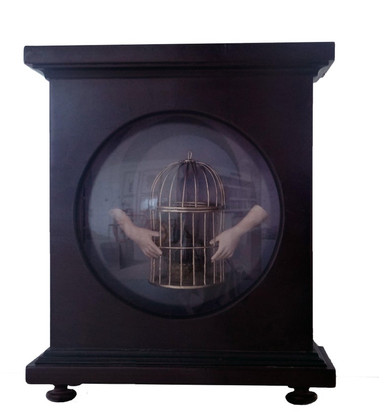 Homage to Magritte, "Phonograph in a Gilded Cage", 1996 For Sale at 1stDibs