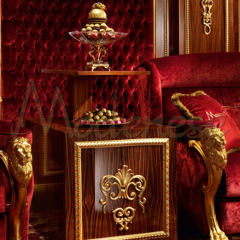 Home Cinema Walnut Side Box with Fridge by Modenese Gastone Luxury ...