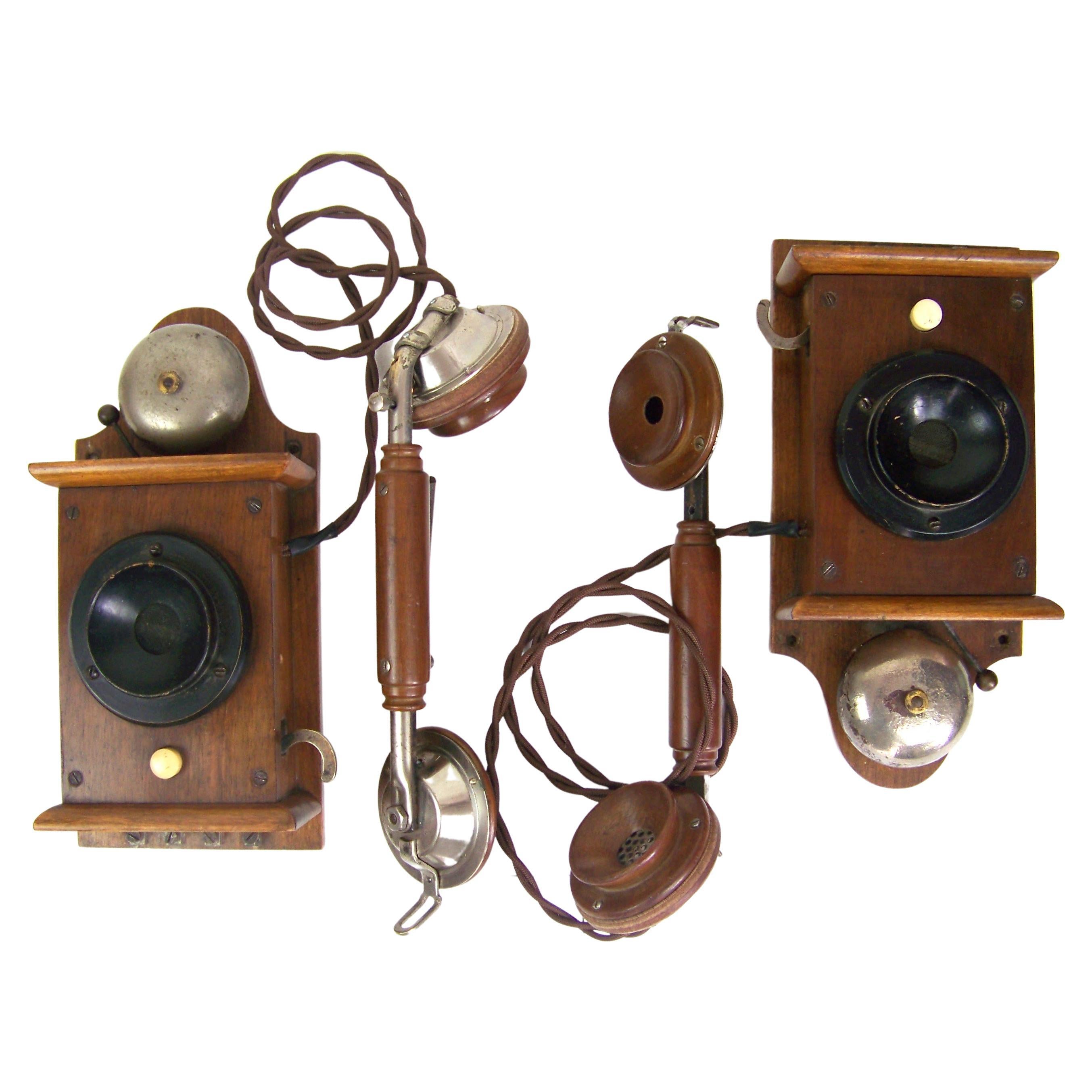 Home Phones, circa 1900 - Functional! at 1stDibs