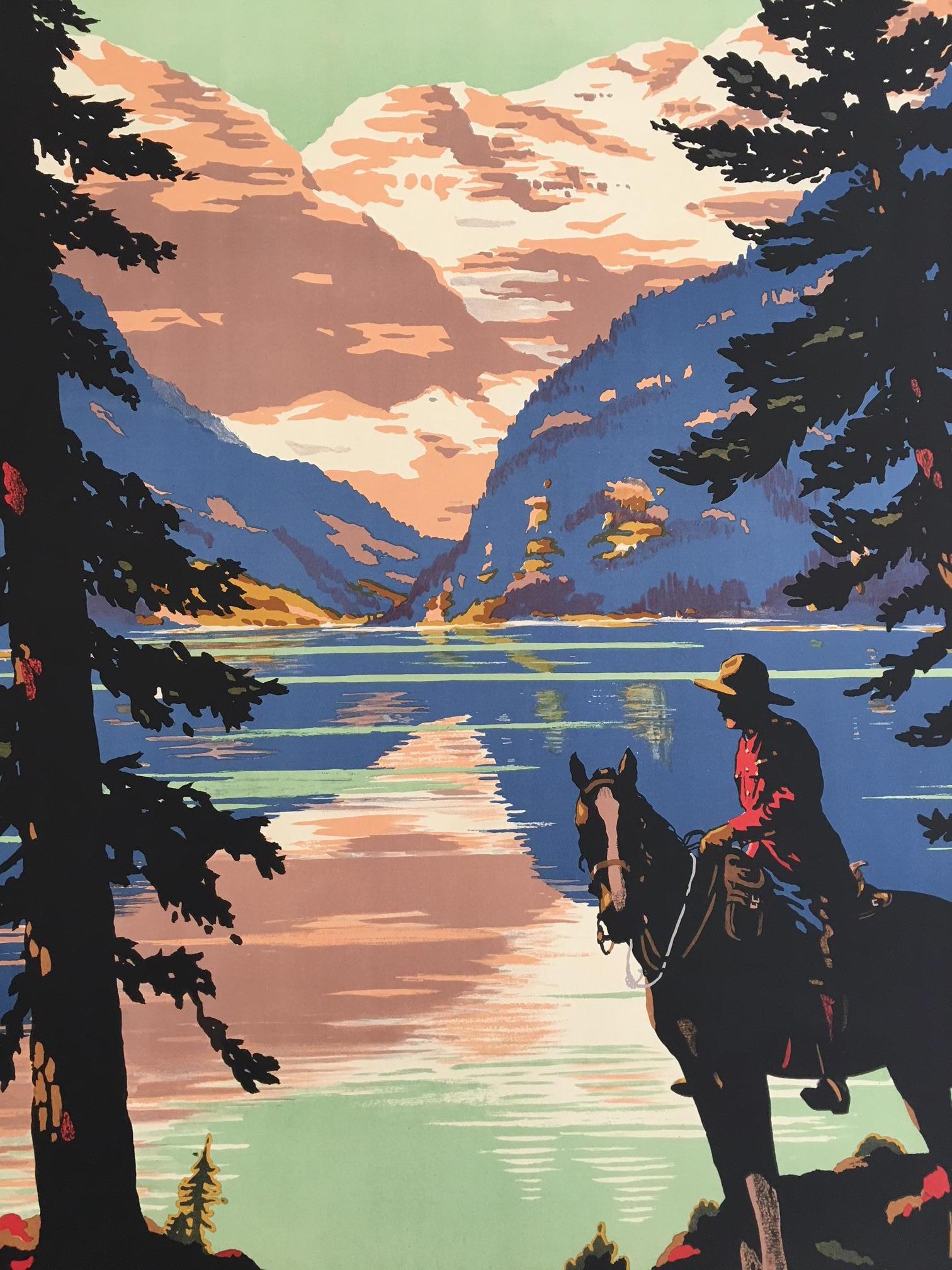 Home Via Canada Canadian Pacific, Original Vintage Poster by Trompf ...