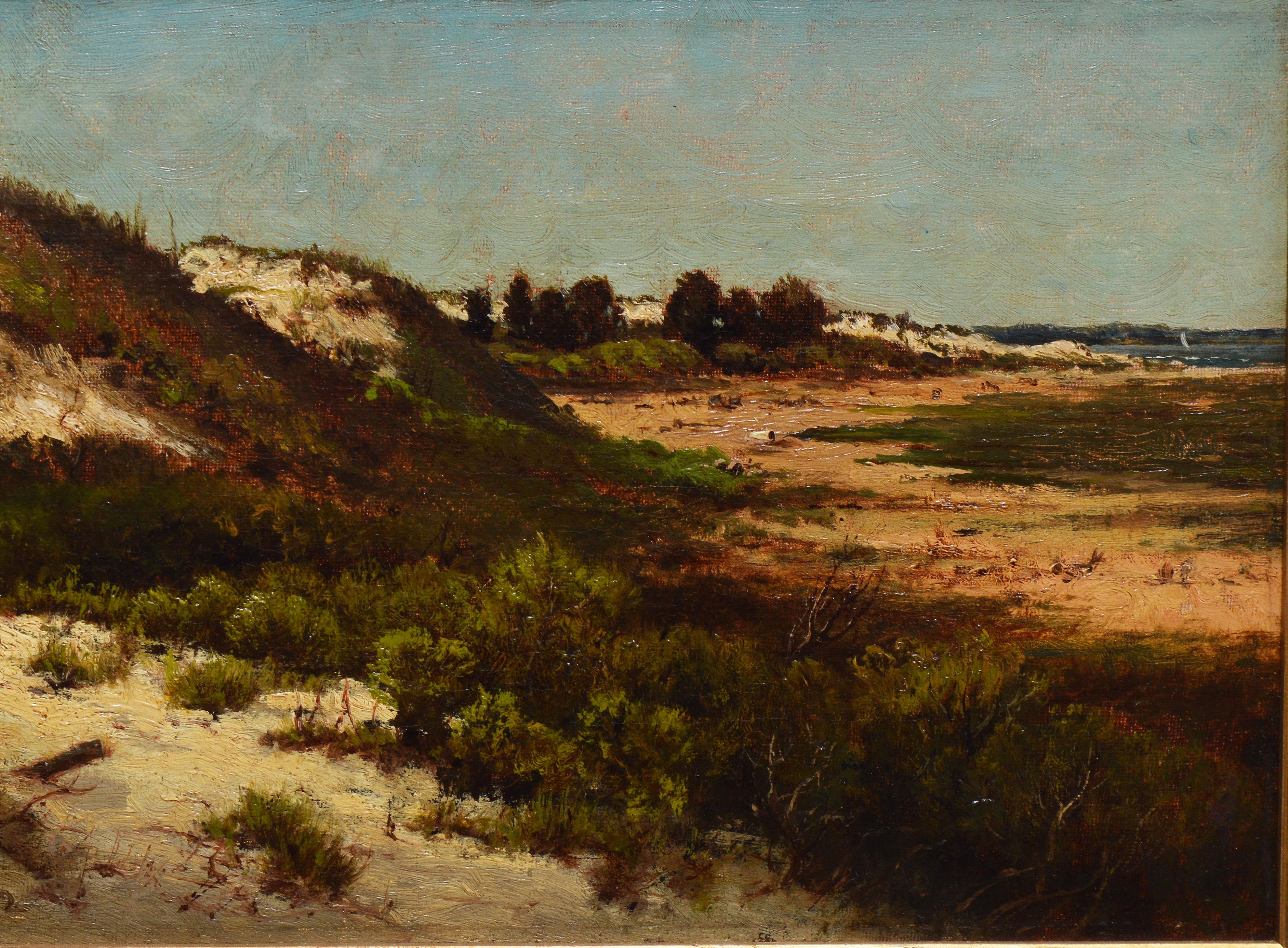 Homer Dodge Martin - Fire Island Beach View, Antique Hudson River ...
