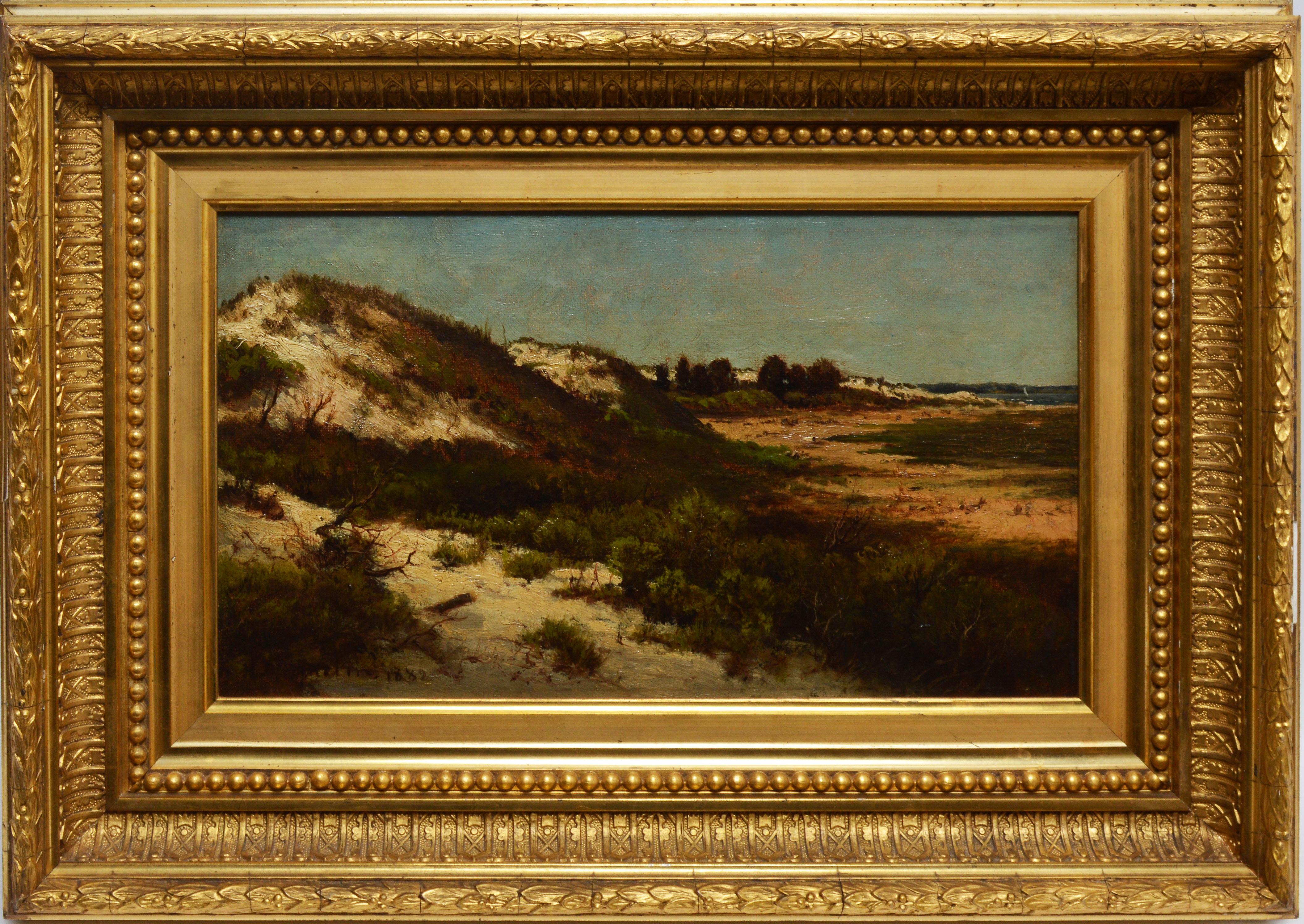 Homer Dodge Martin - Fire Island Beach View, Antique Hudson River ...