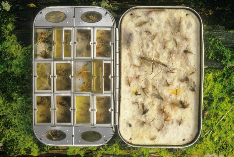 Homer Sykes - Fisherman Fly Box Hampshire England - oversized signed ...