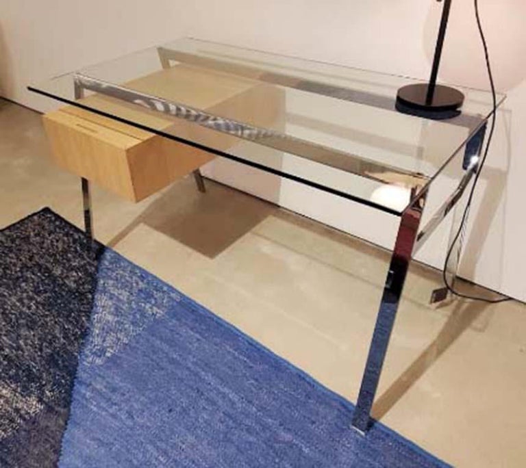 Homework Desk Glass Top and Wooden Drawer, by Niels Bendtsen from ...