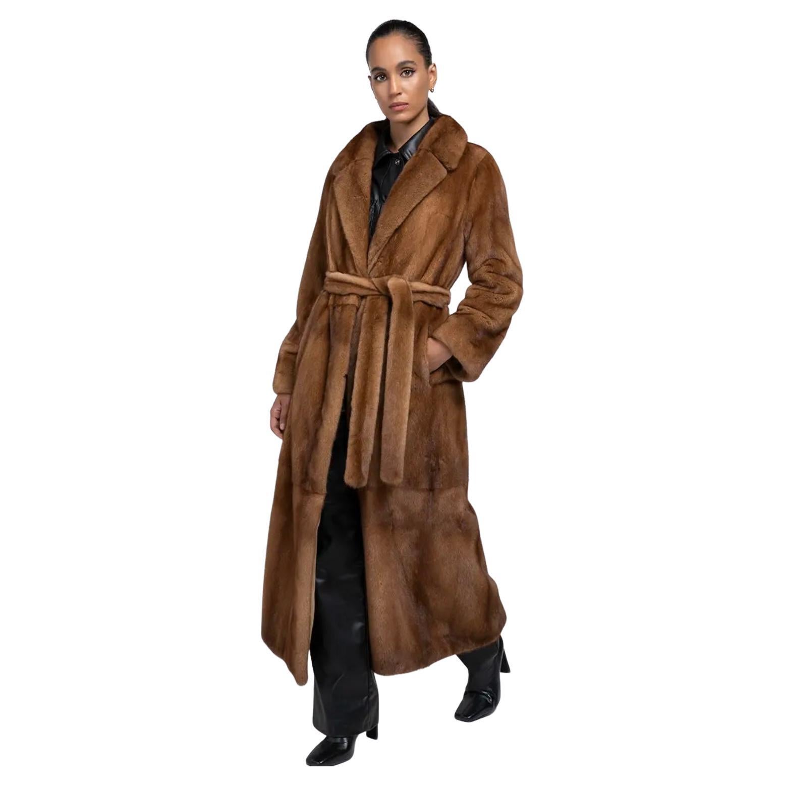 Honey Mink Fur Coat For Sale at 1stDibs | light mink coat