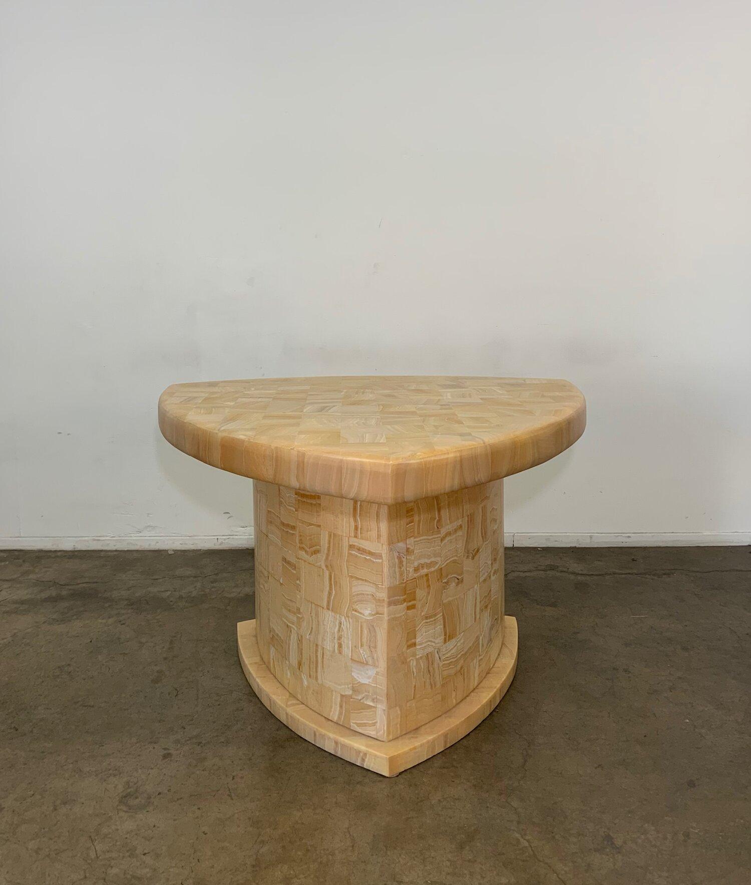 Honey Onyx Tessellated Dining Table at 1stDibs | onyx dining table