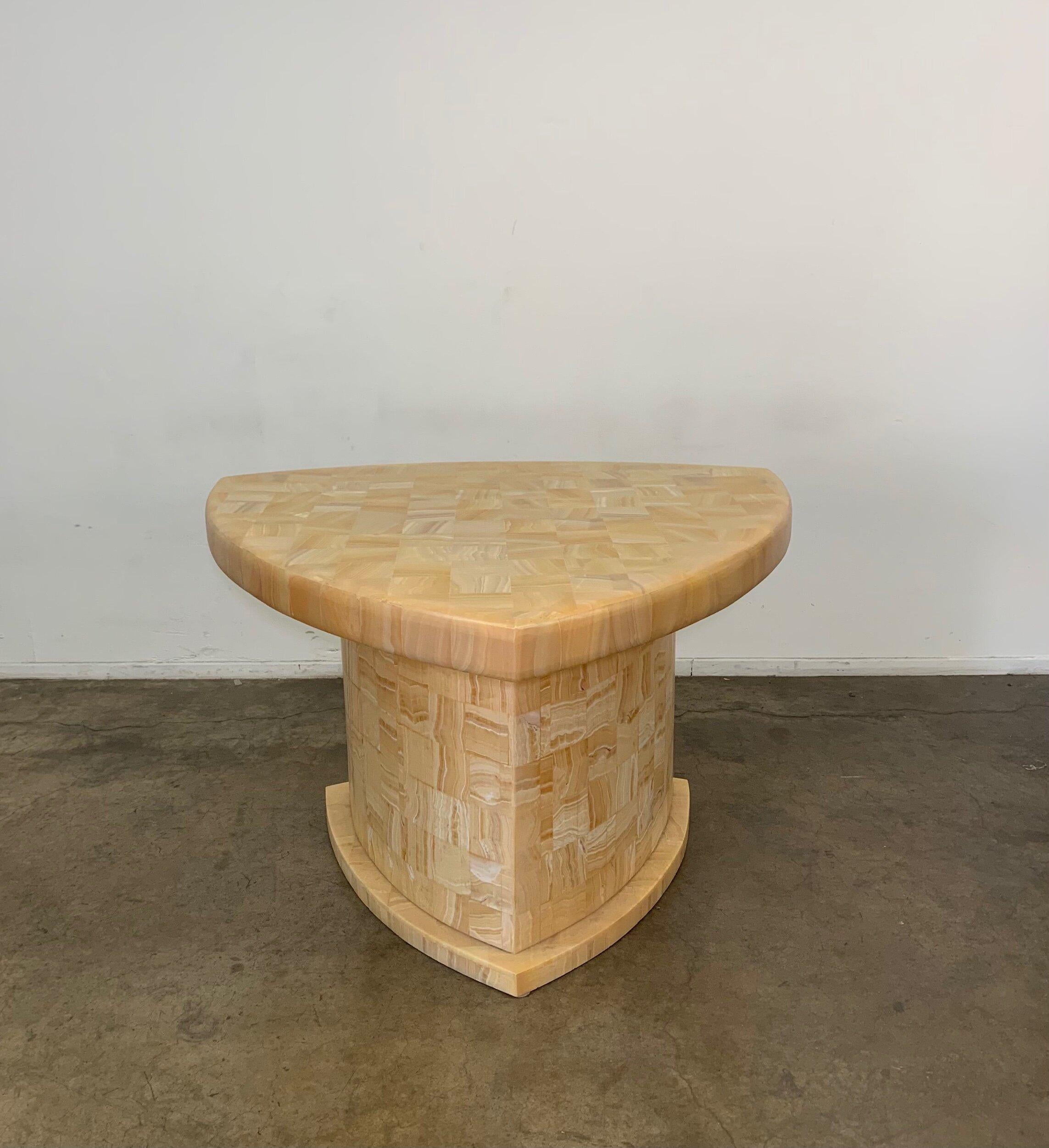 Honey Onyx Tessellated Dining Table at 1stDibs | onyx dining table