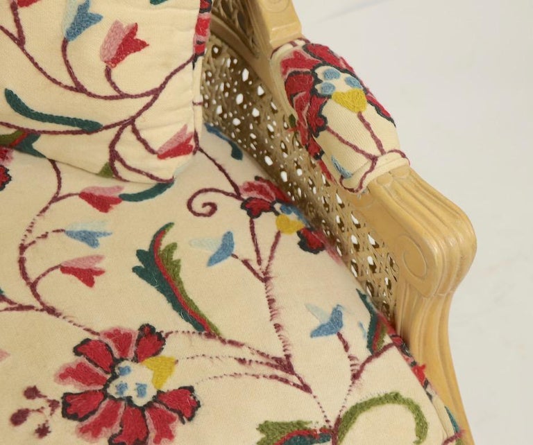 Hooded Rattan Loveseat Sofa at 1stDibs