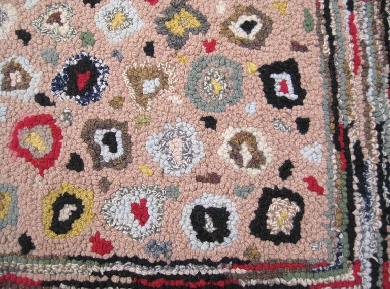 Hook Rug American Folk Art Antique Americana For Sale at 1stDibs ...