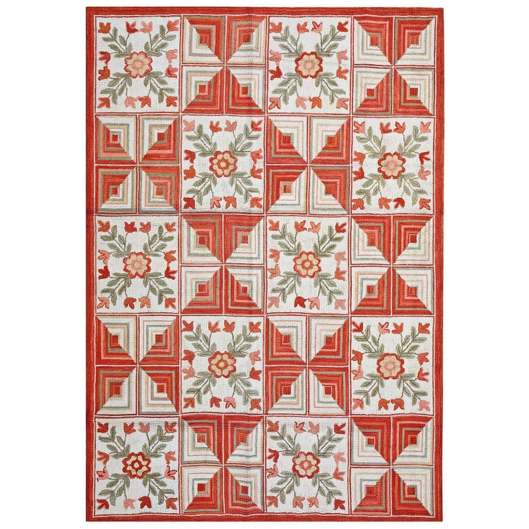 Contemporary Handmade Hooked Rug ( 8' x 10' - 245 x 305 cm ) For Sale ...