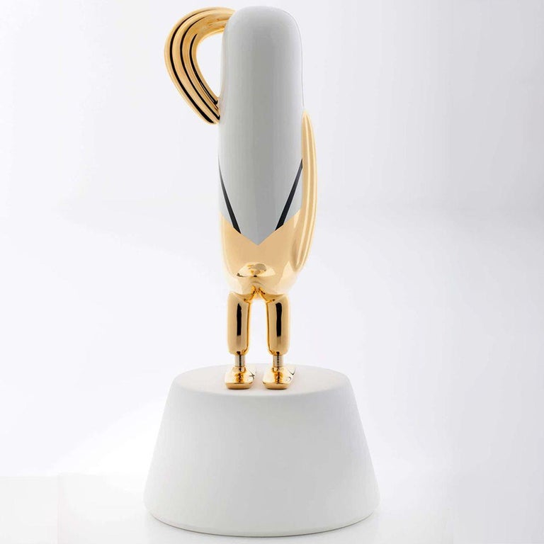 Hopebird Decoration 4 Glossy Gold White And Black By Bosa For Sale at ...