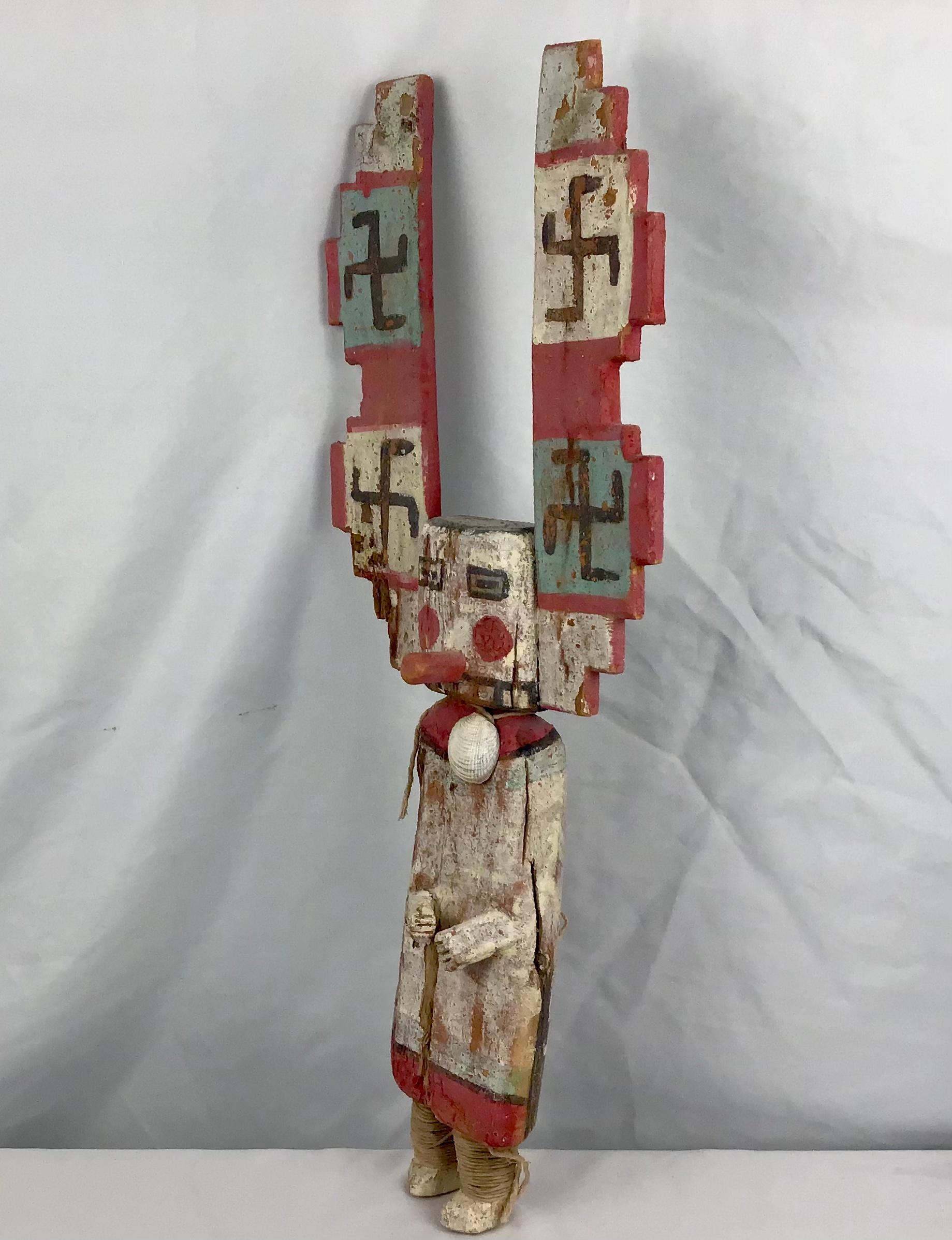 Hopi Carved and Painted Wood Kachina Doll at 1stDibs