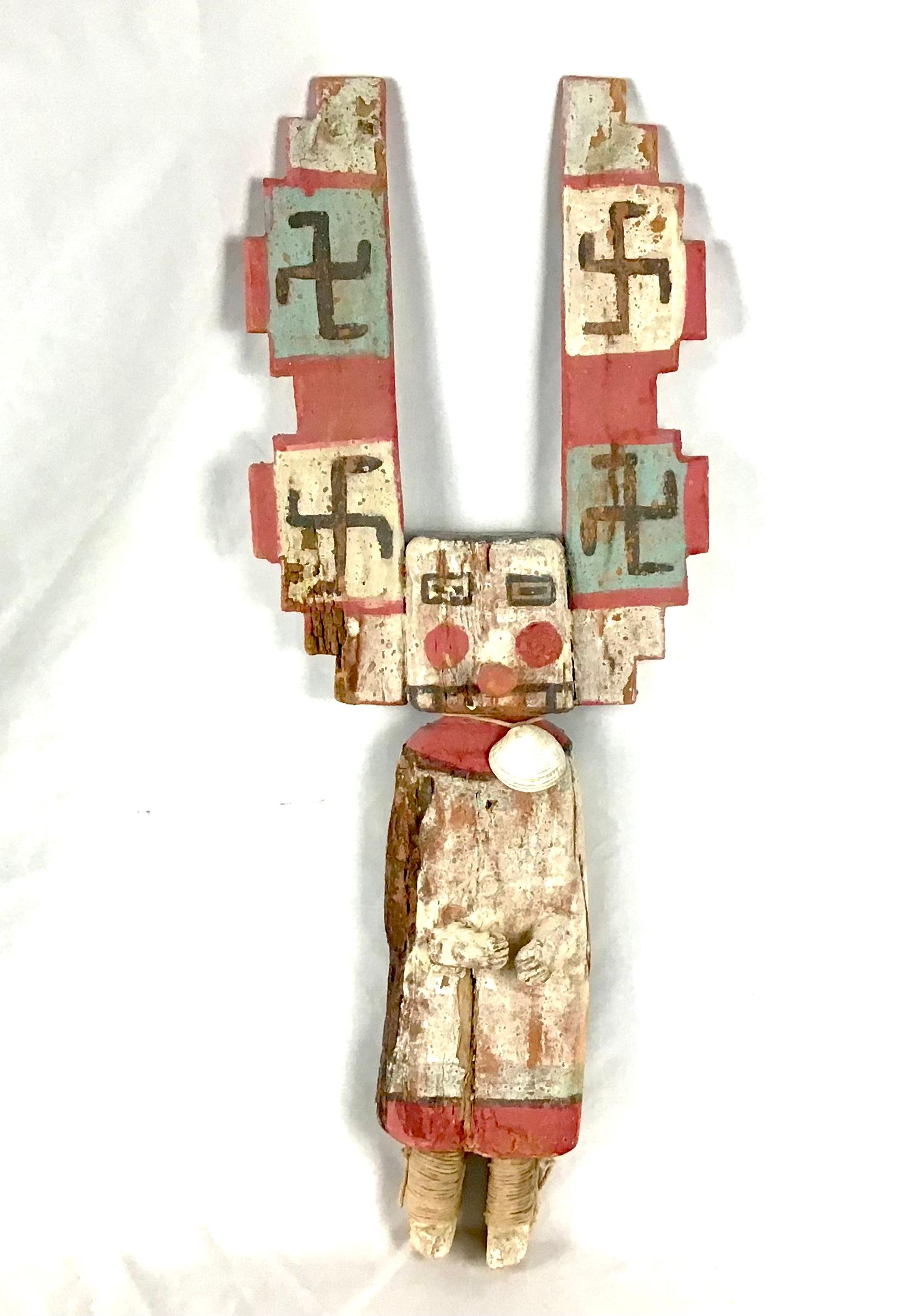 Hopi Carved and Painted Wood Kachina Doll at 1stDibs