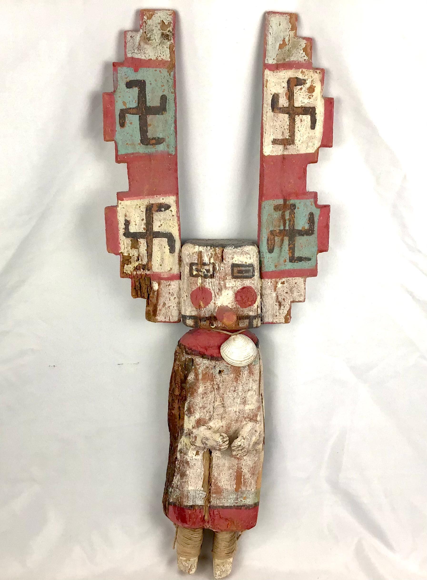 Hopi Carved and Painted Wood Kachina Doll at 1stDibs