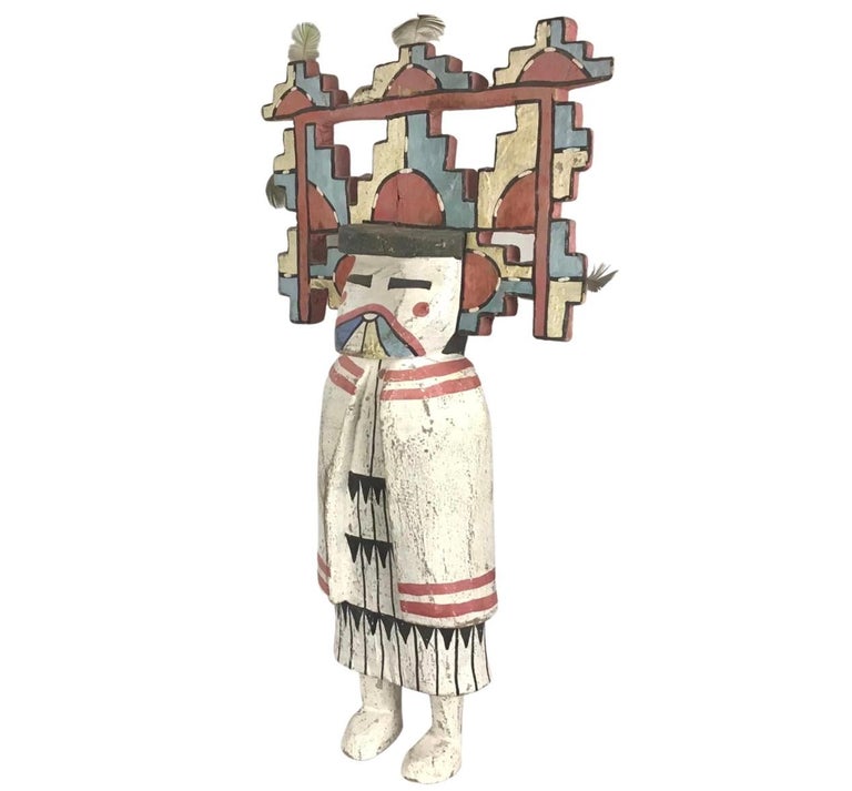 Hopi Carved and Painted Wood Kachina Doll at 1stDibs