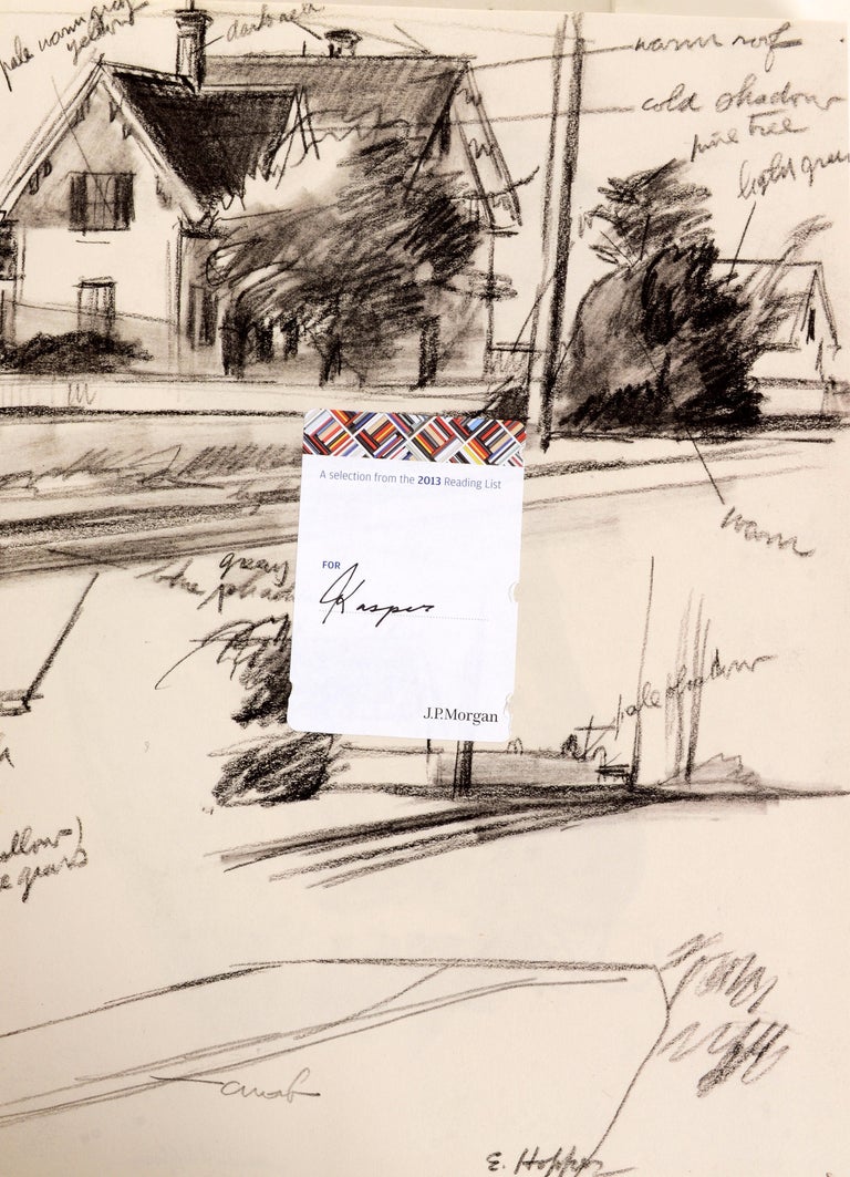 Hopper Drawing by Carter E Foster, 1st Ed For Sale at 1stDibs
