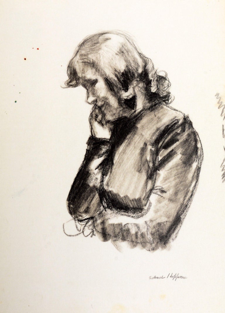 Hopper Drawing by and inscribed by Carter E Foster to Herbert Kasper ...