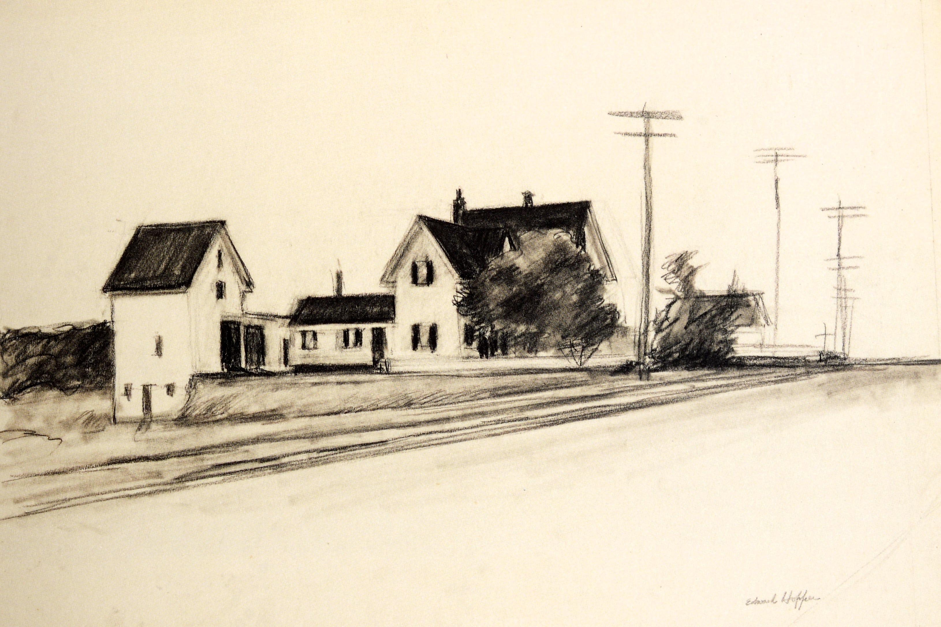 Hopper Drawing by Carter E Foster, 1st Ed at 1stDibs