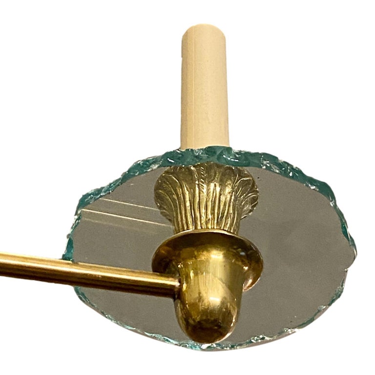 Horizontal French Moderne Light Fixture For Sale at 1stDibs