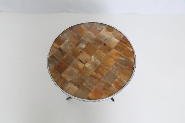Horn Accent Table at 1stDibs | horn table, horn side table, horn tables