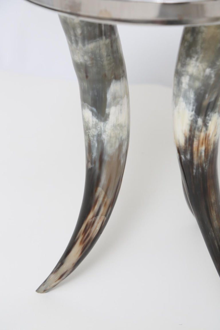 Horn Accent Table at 1stDibs | horn table, horn side table, horn tables