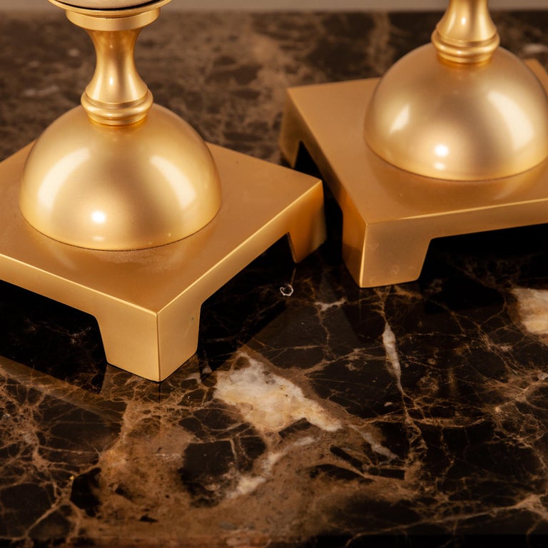 Horn and Ostrich Eggshell Table Top Accessory Polished Solid Brass ...