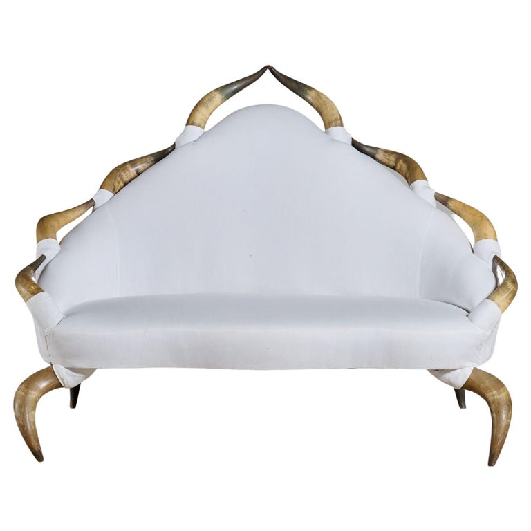Horn Setee For Sale at 1stDibs