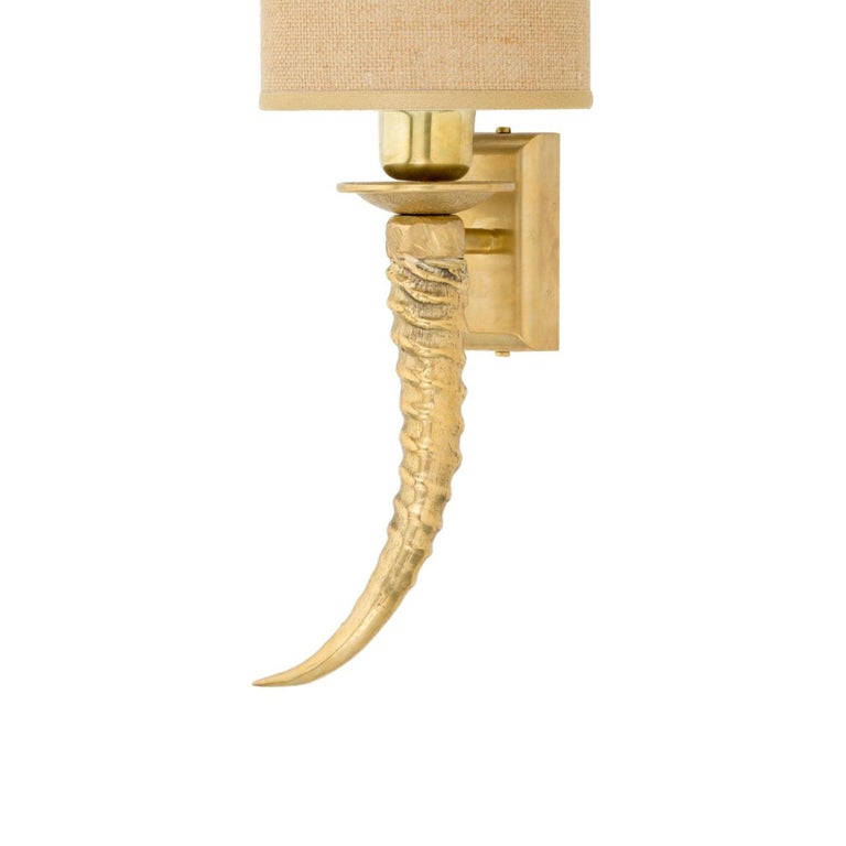 Horn Wall Light For Sale at 1stDibs