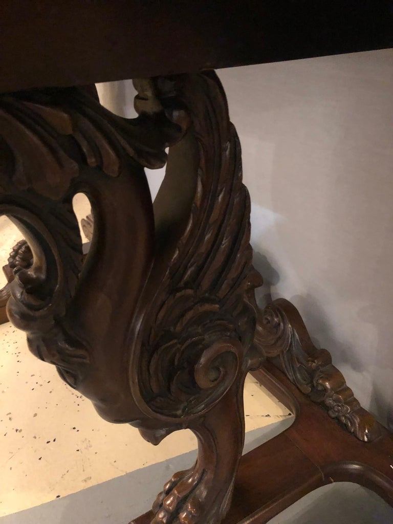 Horner Brothers Quality Flip Top Dining Table with 4 Full Bodied Winged ...