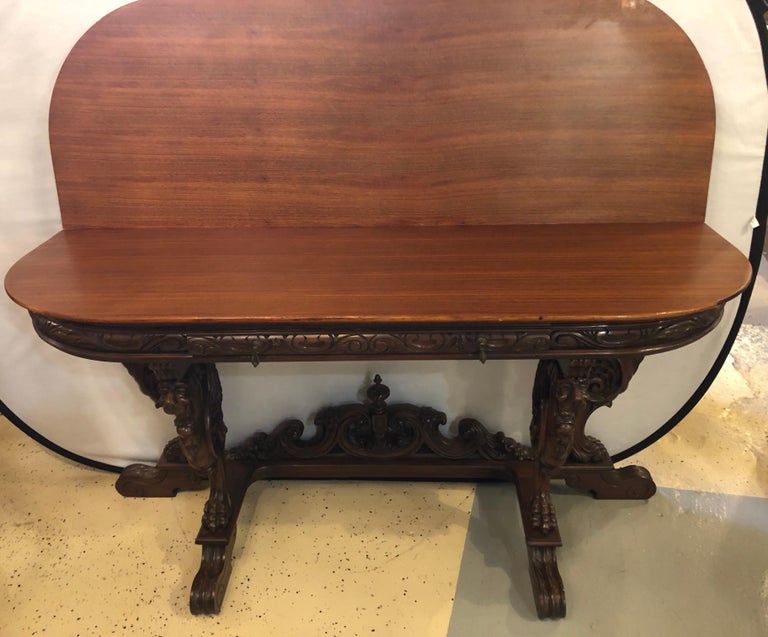 Horner Brothers Quality Flip Top Dining Table with 4 Full Bodied Winged ...