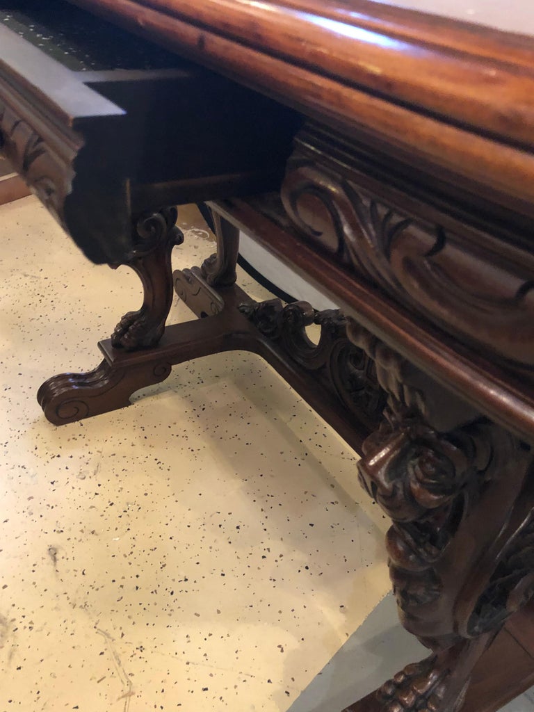 Horner Brothers Quality Flip Top Dining Table with 4 Full Bodied Winged ...