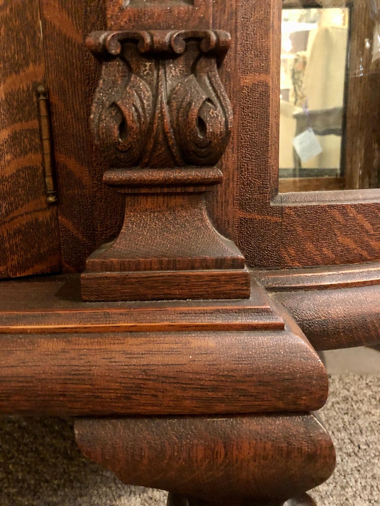 Horner or Herter Brothers Carved China Cabinet Vitrine circa 1920 of ...