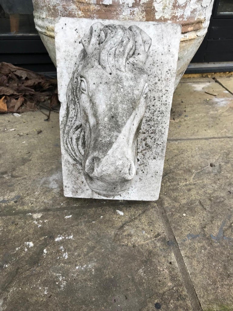 Horse Head Marble Keystone For Sale at 1stDibs