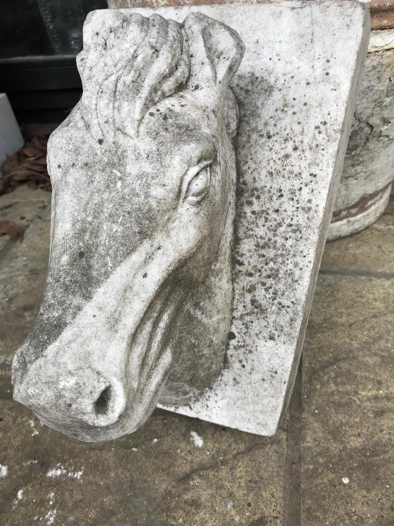 Horse Head Marble Keystone For Sale at 1stDibs