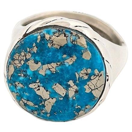 Red Mesa Sterling Silver Turquoise Ring By Rob Sherman, Single Stone ...