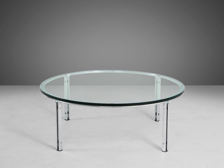 Horst Brüning for Kill International Cocktail Table in Chrome and Glass ...