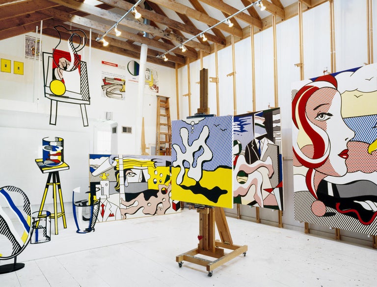 Horst P. Horst - Roy Lichtenstein, New York, (Lichtenstein Studio ...