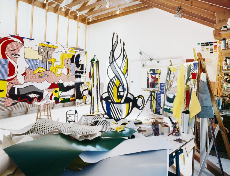 Horst P. Horst - Roy Lichtenstein, New York, (Lichtenstein Studio ...