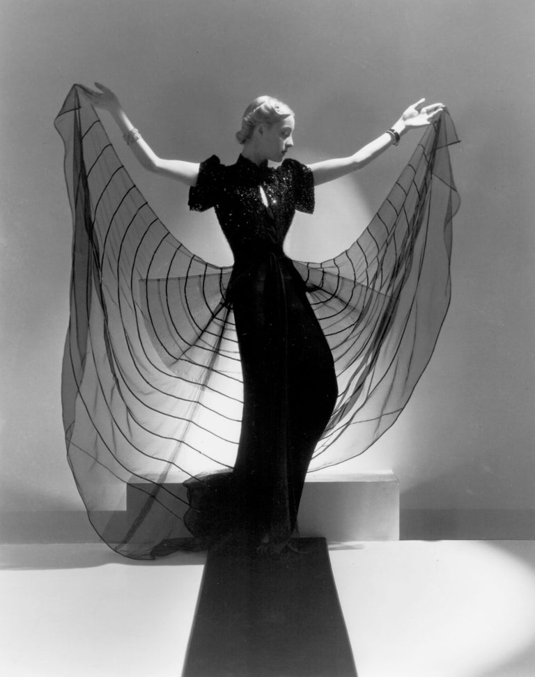 Horst P. Horst - Spider Dress: Helen Bennett, Advertising for Bergdorf ...