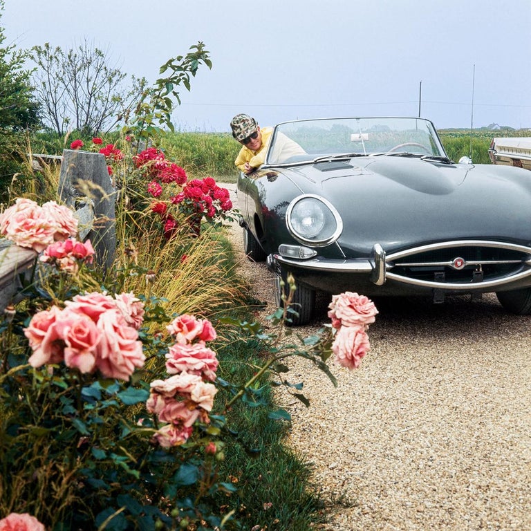 Horst P. Horst - Truman Capote in his Jaguar XKE, Long Island, USA For ...