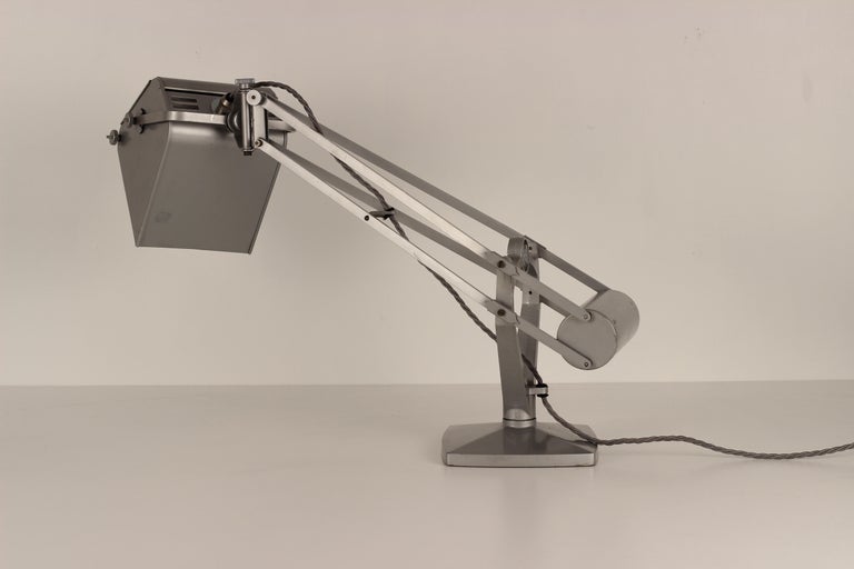 Horstmann Magnifying Glass Anglepoise Work Lamp Made in the 1930’s at ...