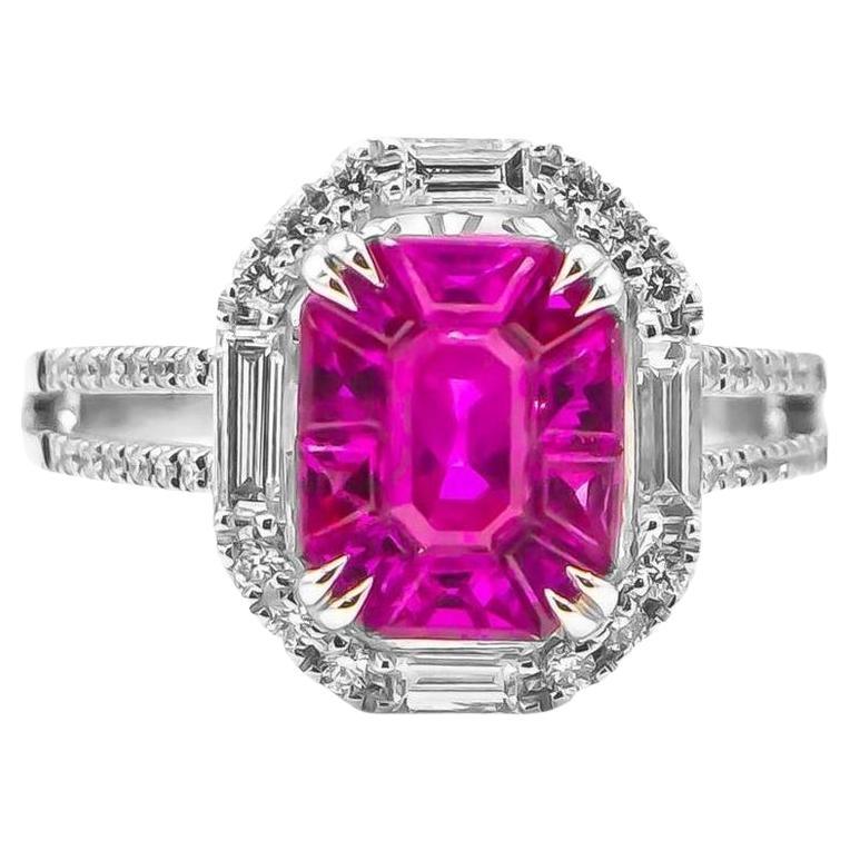 Hot Pink Diamond Ring - 71 For Sale on 1stDibs | hot pink rings, hot ...