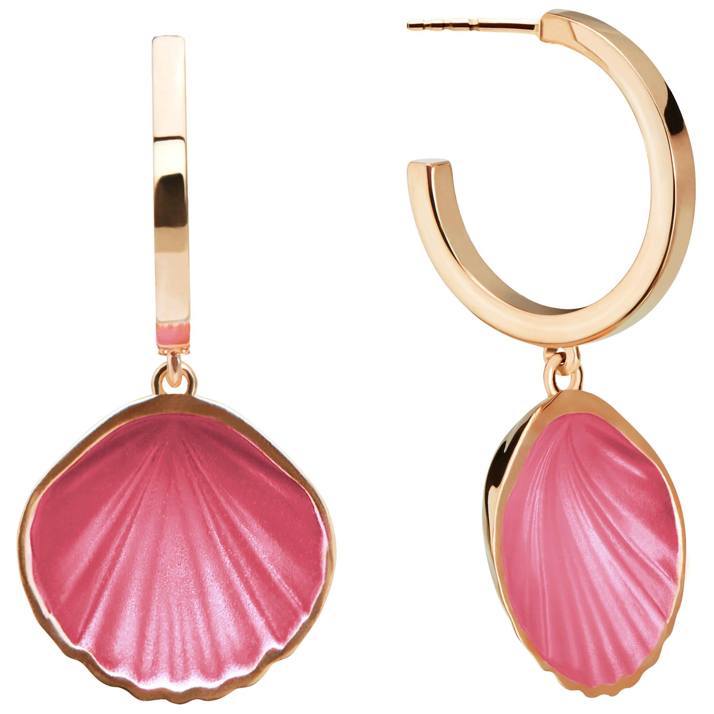 Antique Tortoise Shell Hoop Earrings at 1stDibs