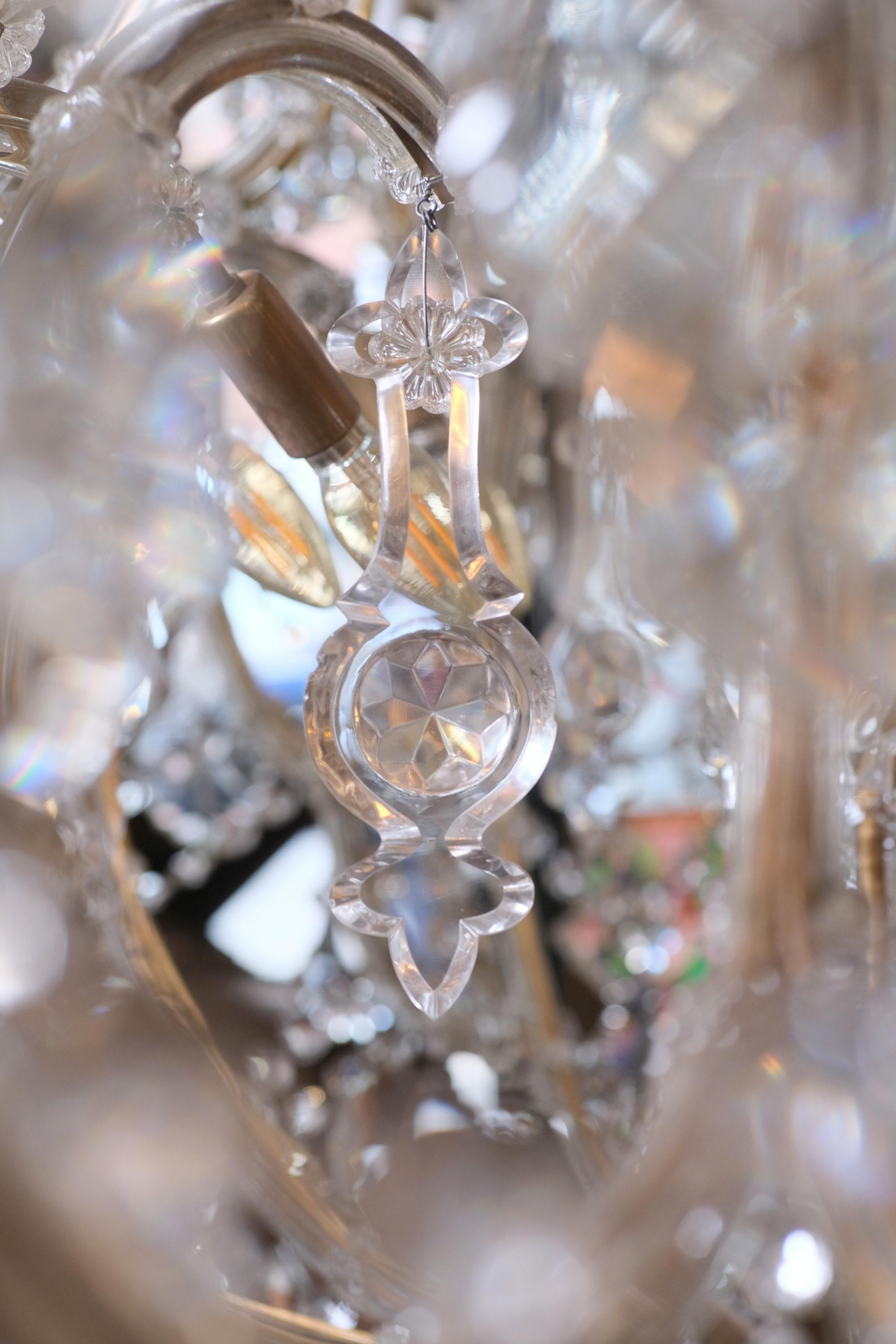 Hotel Pennsylvania Marie Therese Crystal Chandelier 72 Arms Restored ...