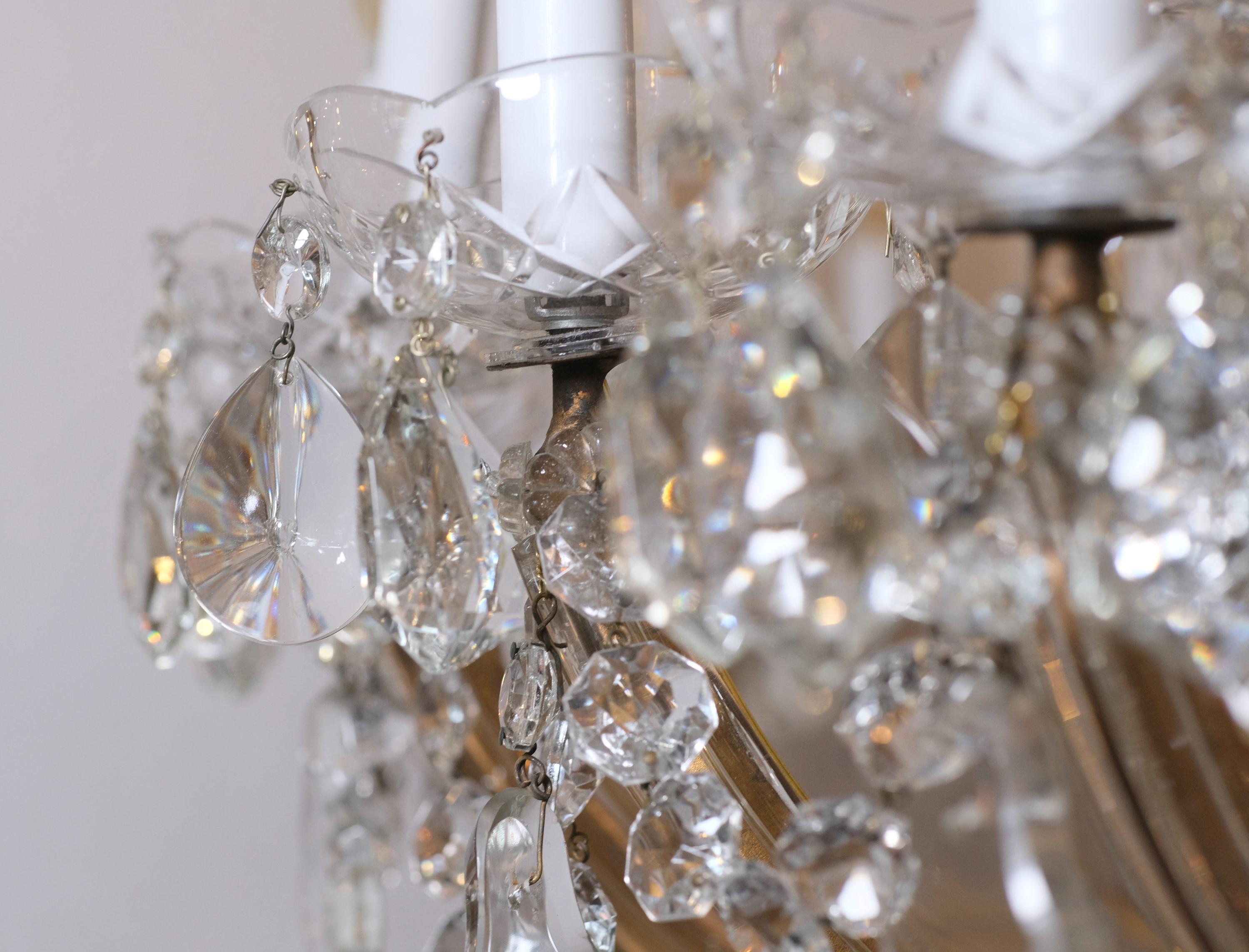 Hotel Pennsylvania Marie Therese Crystal Chandelier 72 Arms Restored ...