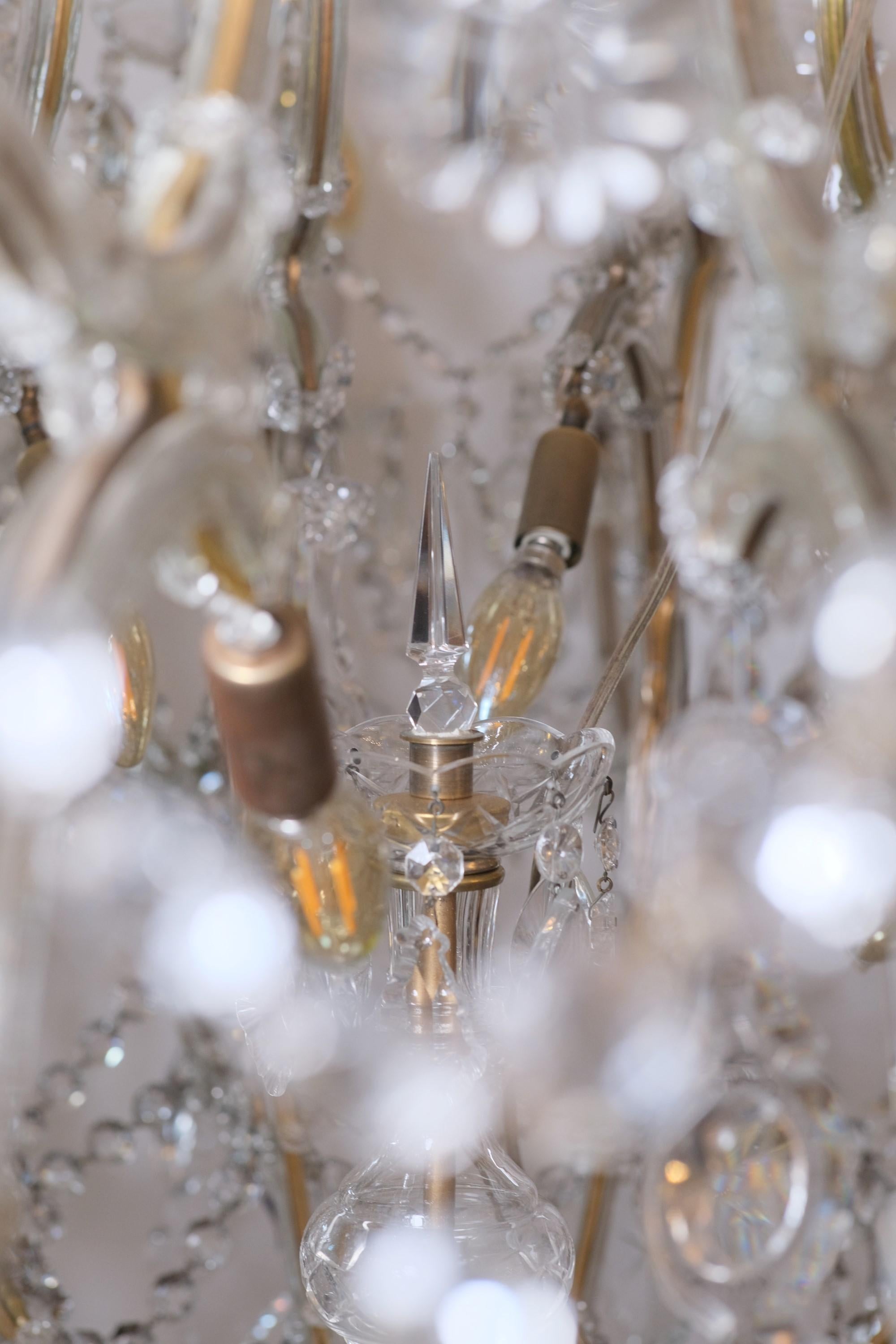 Hotel Pennsylvania Marie Therese Crystal Chandelier 72 Arms Restored ...