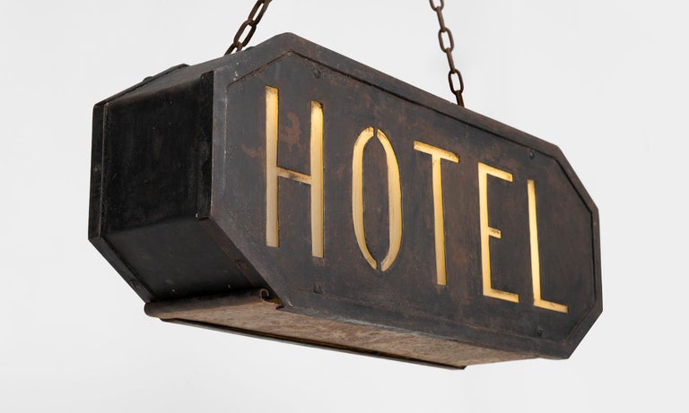 Hotel Sign at 1stDibs