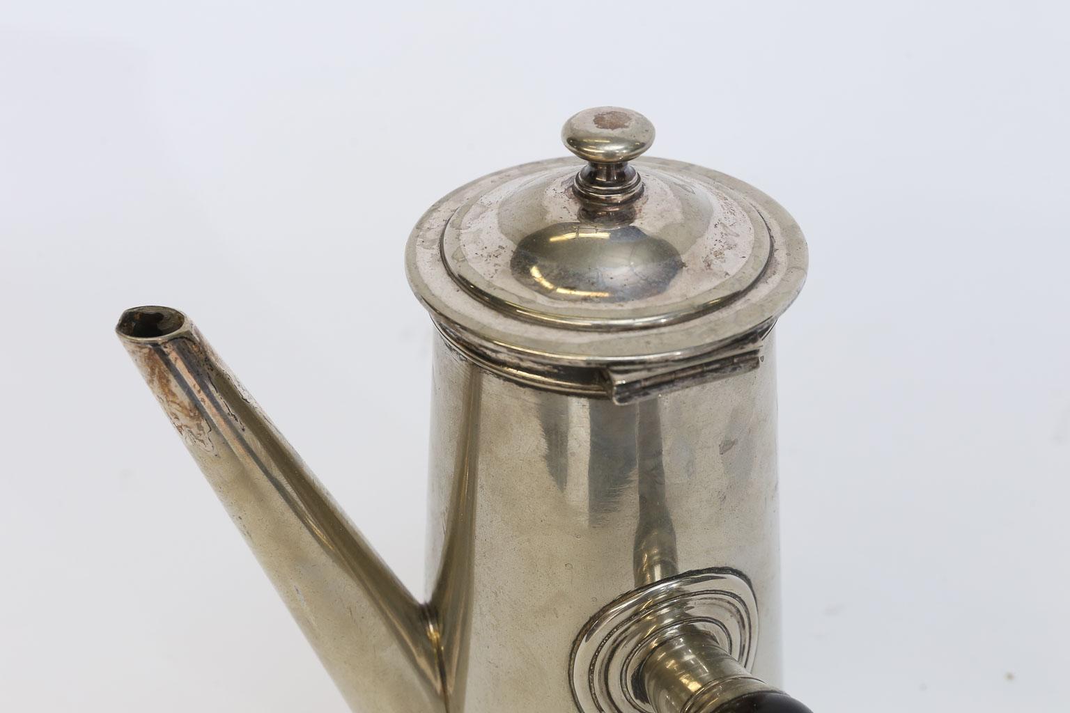 Hotel Silver Chocolate Pot For Sale at 1stDibs