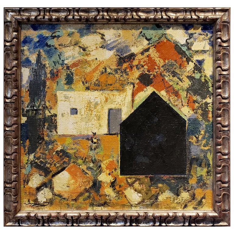 House in Southern Spain Landscape by Artist Jacques Lamy For Sale at ...