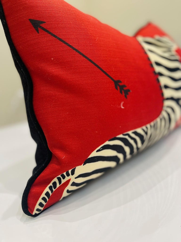 House of Scalamandre Zebras Throw Pillow For Sale at 1stDibs
